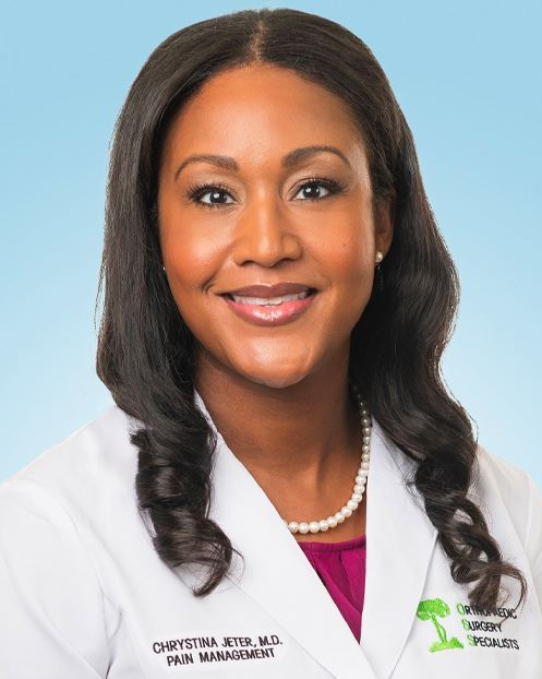 Chrystina A. Jeter, MD Board Certified in Pain Management | Orthopaedic ...